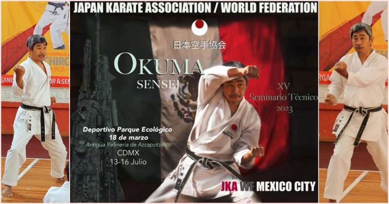 Todo listo para XV Seminario Internacional con Sensei Koichiro Okuma, instructor del dojo ...