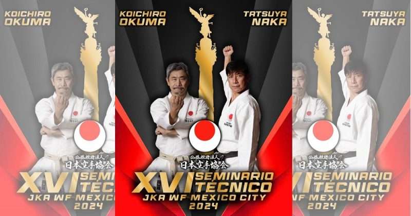 Dos leyendas del Karate JKA: Okuma Sensei y Naka Sensei, impartirán un Seminario en la CDMX ...